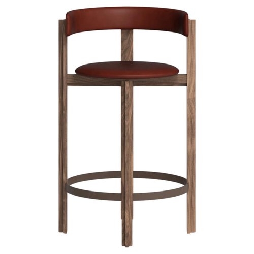 Walnut Principal Bar Chair by Bodil Kjaer for Karakter for sale at Pamono