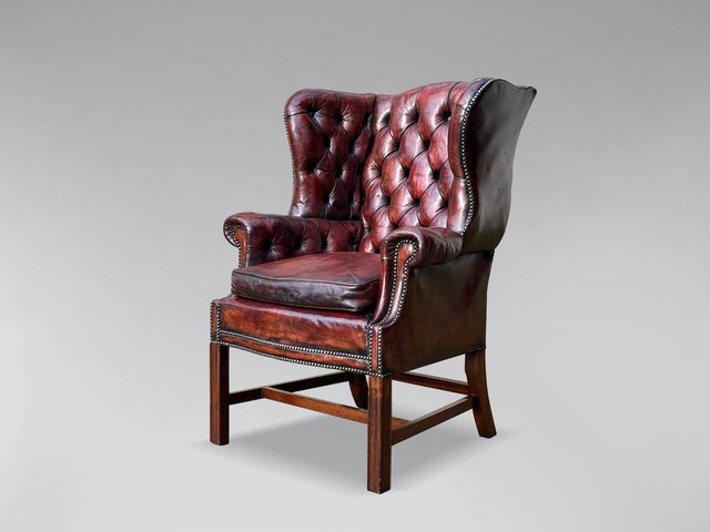 Antique wing chair store