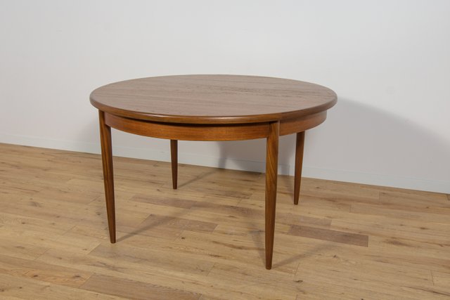 Mid-Century Teak Round Fresco Dining Table from G-Plan, United Knigdom ...