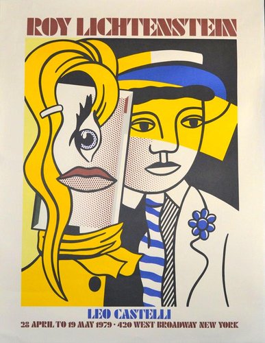 Leo Castelli Gallery Lichtenstein Exhibition Poster for sale at Pamono
