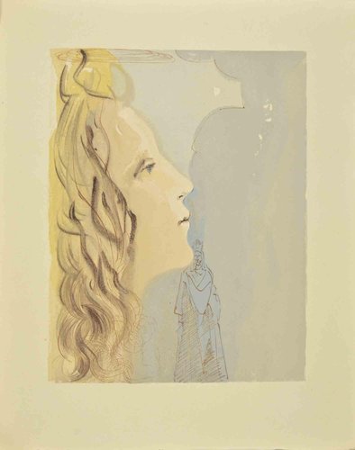 Salvador Dali, The Greatest Beauty of Beatrice, Woodcut, 1963 for sale ...