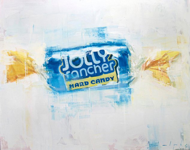 Joseph Adolphe, Blue Rasberry, 2023, Oil on Canvas for sale at Pamono