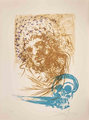 Salvador Dalí, Old Age, Etching, 1973 for sale at Pamono