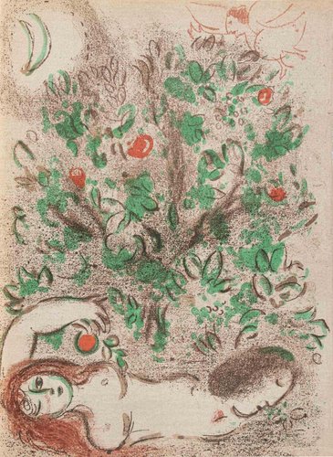 Marc Chagall, The Tree of Knowledge, Lithograph, 1960 for sale at Pamono