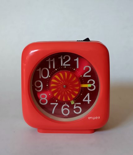 Space Age Cynetic Impex Alarm Clock, 1970s for sale at Pamono
