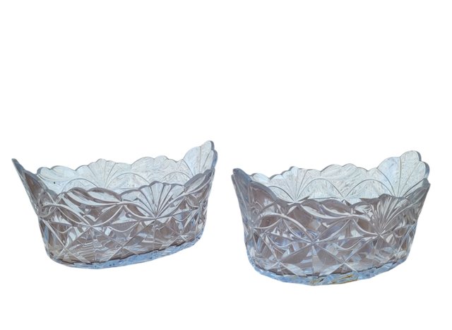 Antique Cut Crystal Cups, 1800s, Set of 2 for sale at Pamono