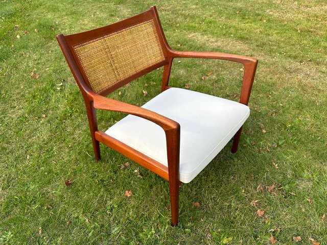 Mid-Century Scandinavian Teak Lounge Chair Model F139 by Karl Erik Ekselius for Joc Vetlanda ...