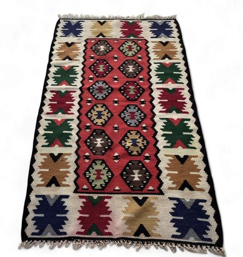 Vintage Artisan-Crafted Balkan Hercegovina Rug, 1960s for sale at Pamono