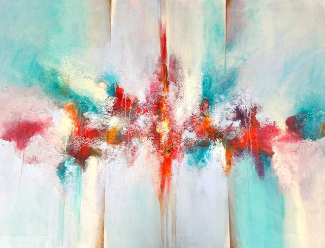 Christiane Hess, Les Larmes D'Amour, 2024, Acryl auf Leinwand bei Pamono kaufen