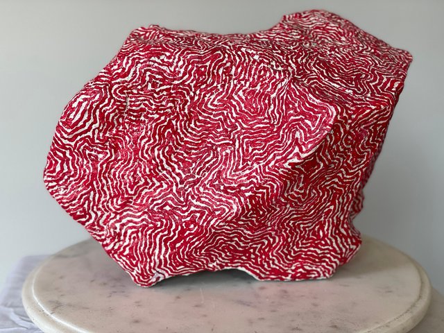 David Paul Kay, Rock on Fire, 2023, Mixed Media Rock Sculpture for sale ...