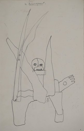 Jean-Claude Silbermann, Sneaky Signs: The Mover, Original Ink Drawing ...