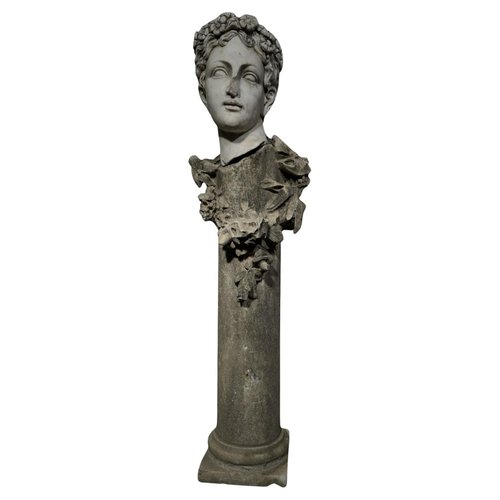 Large 19th Century Marble Statue, 1890s for sale at Pamono