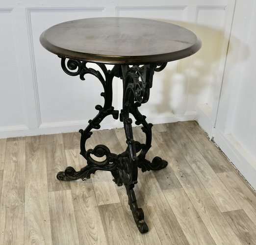 Victorian Cast Iron Scroll Work Occasional Table for sale at Pamono