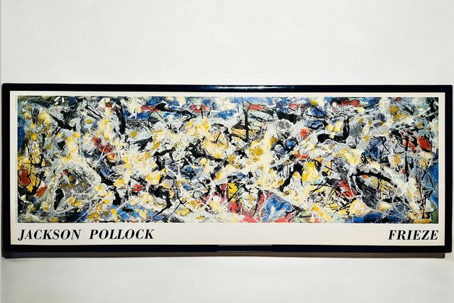 After Jackson Pollock, Frieze, 1989, Print for sale at Pamono
