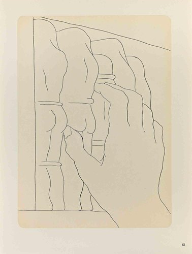 Emmanuel Peillet, The Hand, Phototype Print, 1970s for sale at Pamono