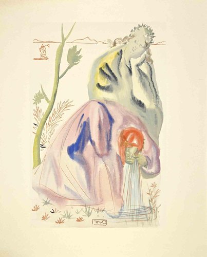 Salvador Dali, The Heyday, Woodcut, 1963 for sale at Pamono