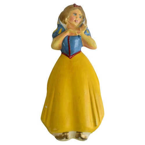 Plaster Wall Snow White Sculpture, 1950s for sale at Pamono
