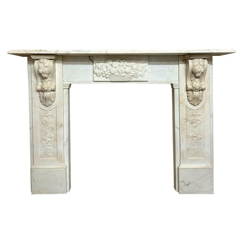 Large Antique English Fireplace, 1860 for sale at Pamono