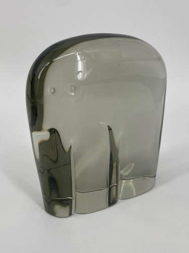 Mid-Century Murano Glass Elephant Sculpture by Livio Seguso, Italy ...