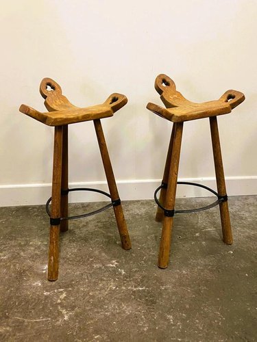Carved wood bar stools store