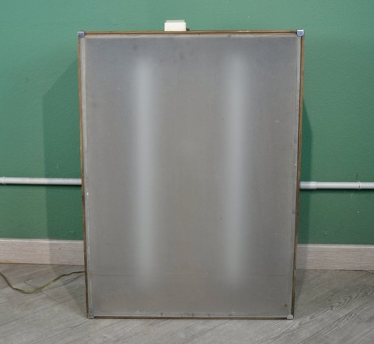 Medical Lightbox in Wood and Glass, 1970s for sale at Pamono