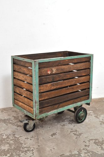 Industrial Factory Cart, 1950s for sale at Pamono
