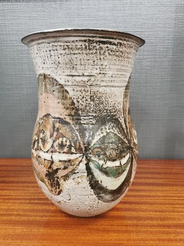 Vintage Earthenware Le Minotaure Vase by Paul Quéré for sale at Pamono