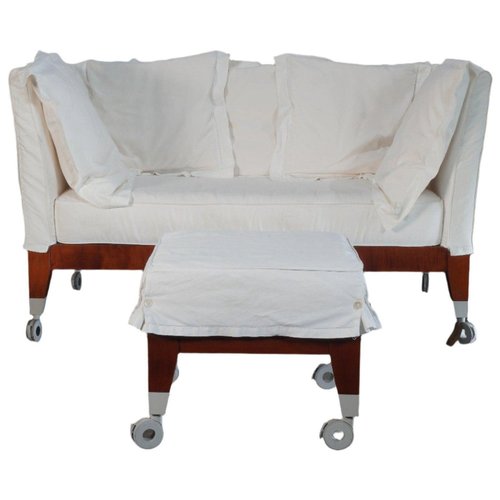 Neoz Sofa and Pouf by Philippe Starck for Driade, 1996, Set of 2 for ...