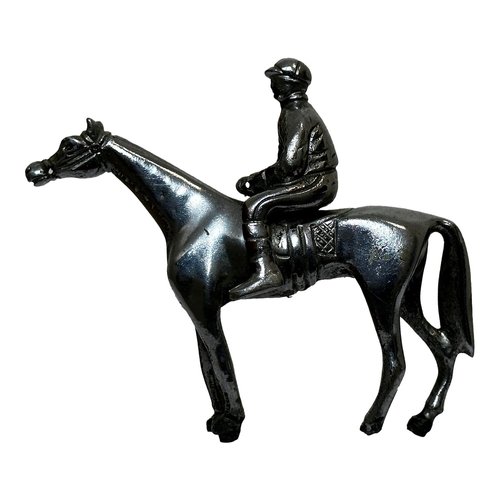 Mid-Century Modern Britisches Pferderennen Pferd und Jockey Classic Car ...