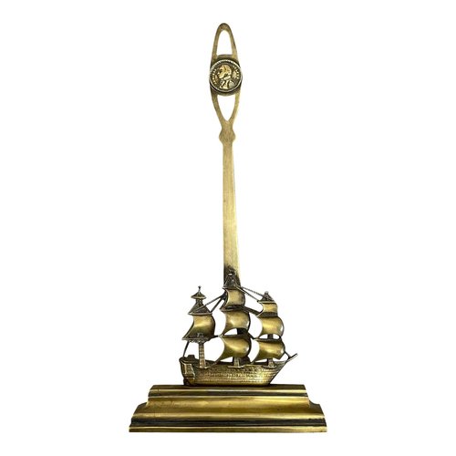 Englischer viktorianischer HMS Victory Schiffstürstopper aus Messing ...