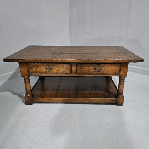 Vintage Oak Coffee Table, 1920 for sale at Pamono