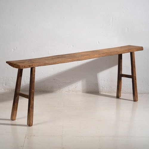 Long Antique Entry Bench, 1900 for sale at Pamono