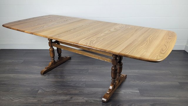 Large Refectory Dining Table attributed to Lucian Ercolani for Ercol ...