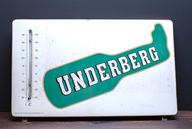 German Underberg Advertising Sign for sale at Pamono