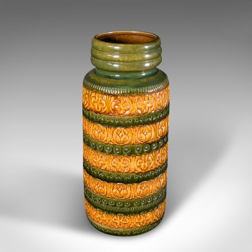 Tall Vintage German Lava Stick Stand in Ceramic, 1970 for sale at Pamono