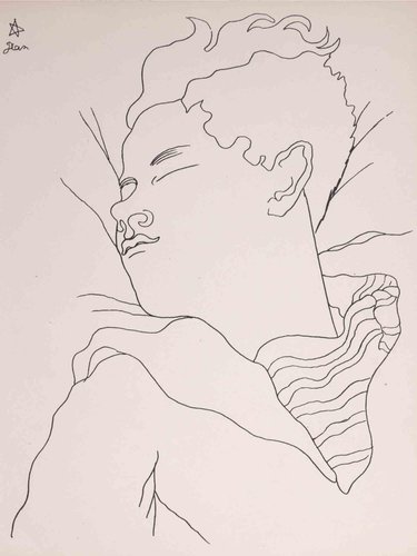 Jean Cocteau, Portrait de Jean Desbordes, Lithograph, 1929 for sale at ...