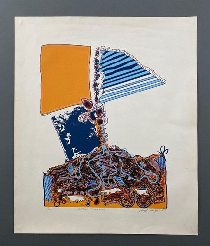 Joseph Hanly Hanley, Untitled, Silkscreen, 1980s for sale at Pamono
