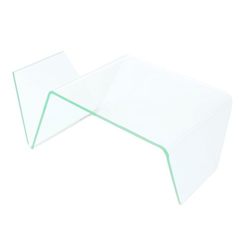 Transparent Acrylic Glass Magazine Table by Michel Dumas for Roche ...