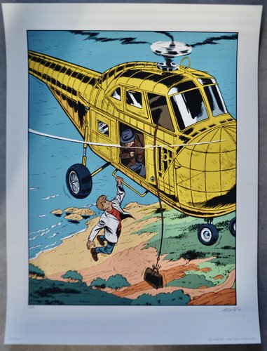 Tibet, Ric Hochet, The Shadow of the Chameleon, 1998, Screenprint for ...