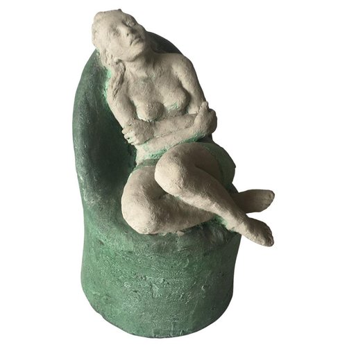 Vintage Italian Bronze Sculpture by Marco Cornini, 1998 for sale at Pamono