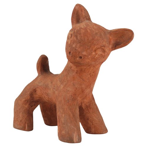 Large Baby Deer Pottery Ceramic Sculpture from Walter Bosse, Austria ...
