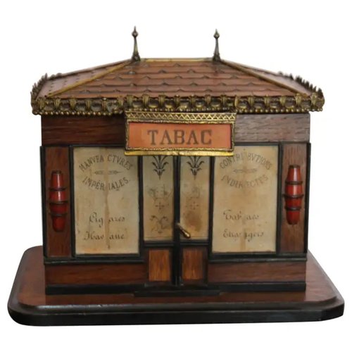 French Cigar Box Modeled as a Tobacco Store, 1900s for sale at Pamono