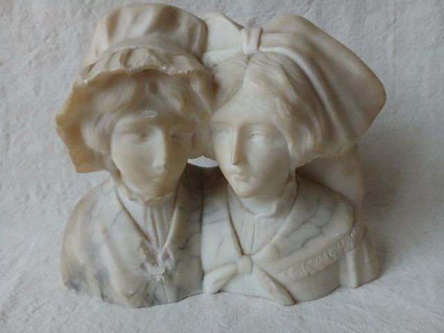 Breton Marble Statue, 1950s for sale at Pamono