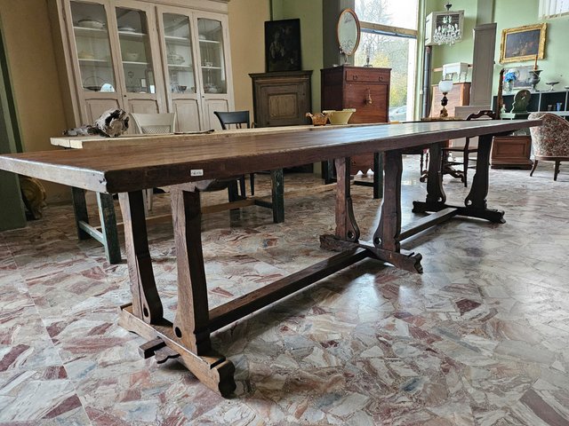 Table de Réfectoire Rustique, 1960s en vente sur Pamono
