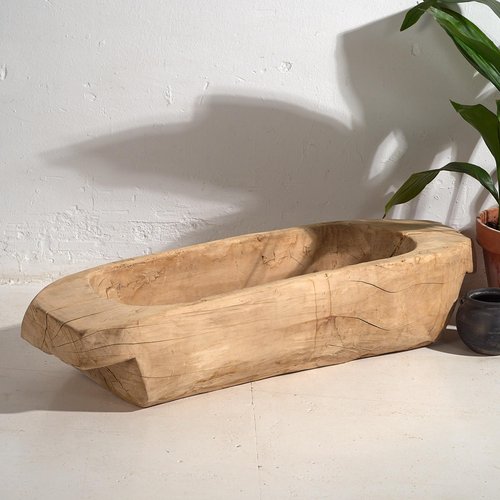 Bandeja primitiva de olmo, década de 1900 en venta en Pamono