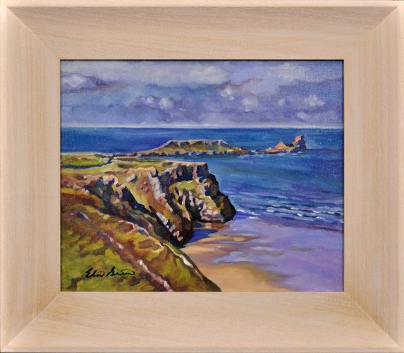 Elin Sian Blake, Worms Head (Pen Pyrrod), Gower Peninsula, Rhossili ...