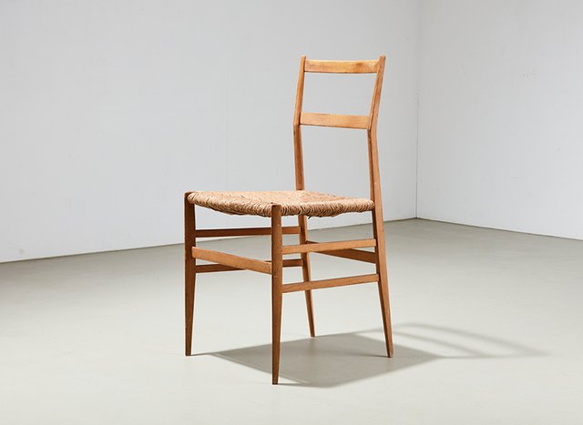 Sedia Superleggera di Gio Ponti per Cassina, Italia, 1957 in vendita su Pamono