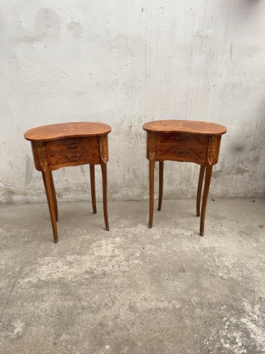Vintage Louis XV Style Bean-Shaped Bedside Tables, 1980s, Set of 2 for ...