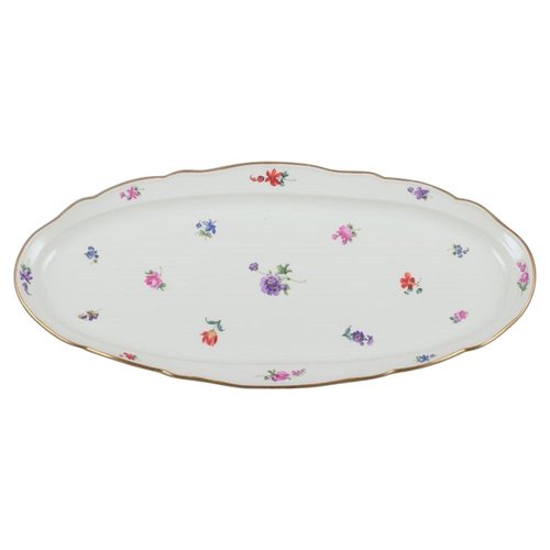 Large German Fish Platter from Meissen, 1920s for sale at Pamono