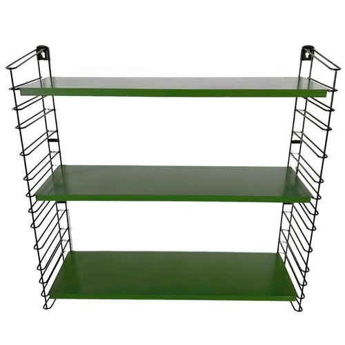 Vintage Modular Wall Rack in Green & Black from Tomado, 1950s for sale ...